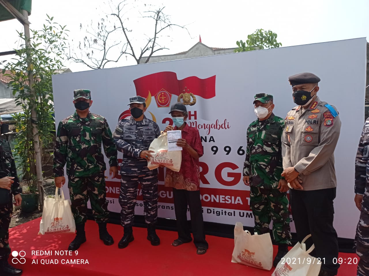 25 Tahun Mengabdi Bharatasena AKABRI 1996 Gelar Giat Bagikan 150 Paket ...